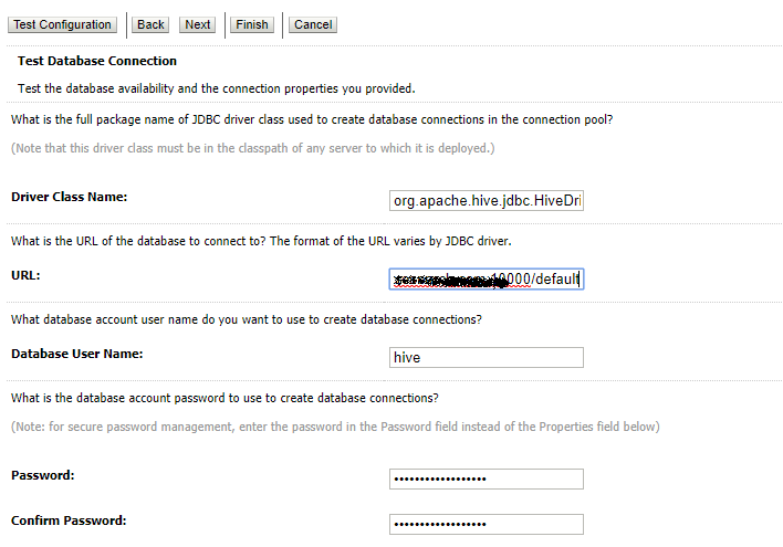 Hadoop Hive Data Base Fetching Records In Oracle Soa