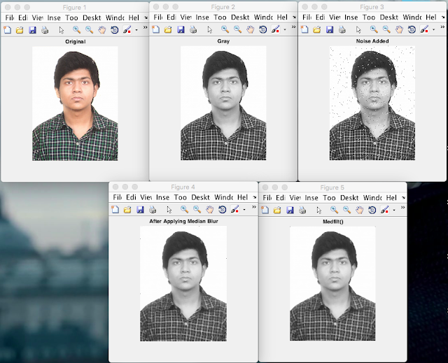 Learn Through Example Implementing Median Blur Using Matlab Without Using Medfilt2