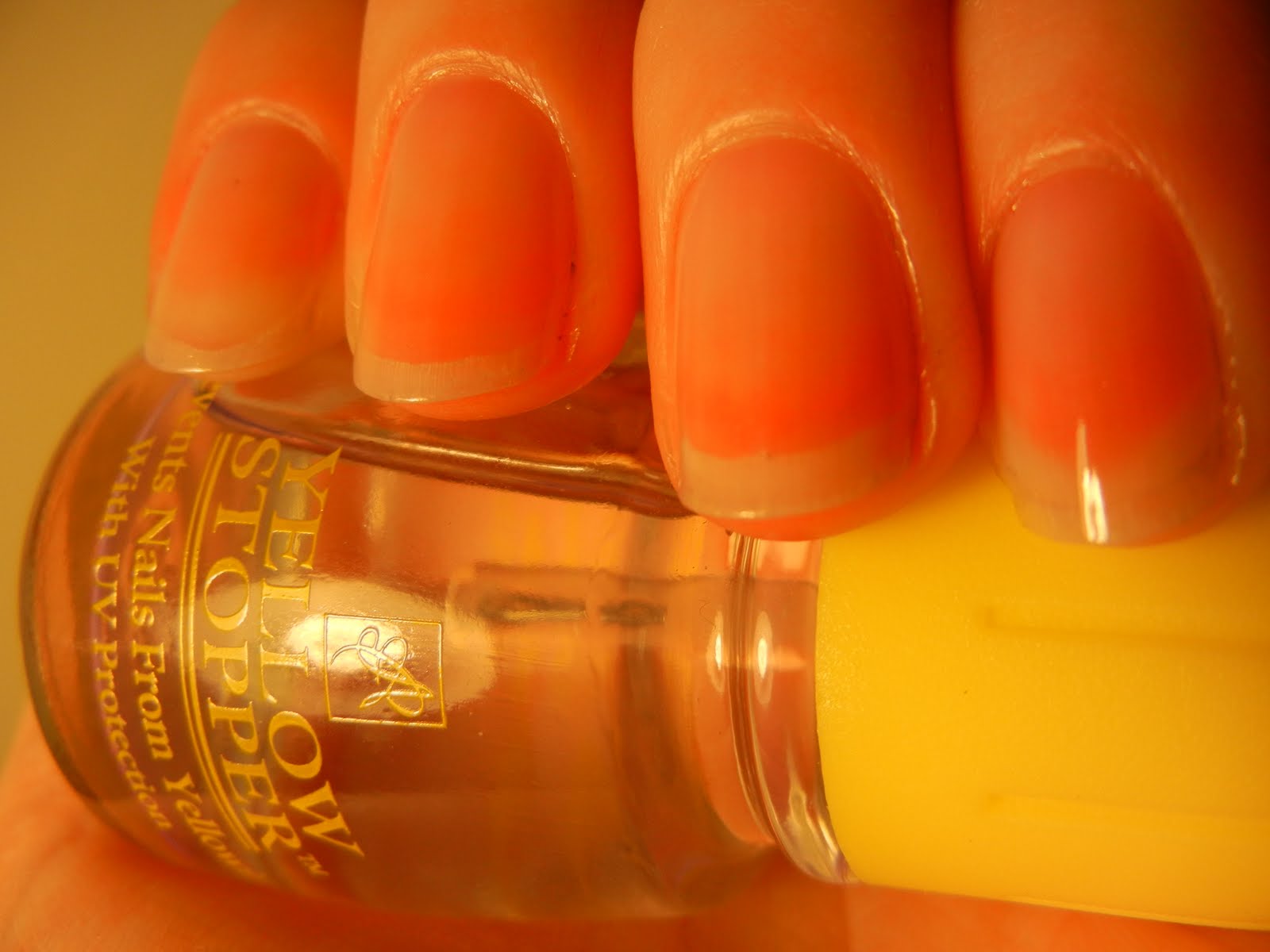 Thoughts of a Midwestern Girlie Girl: Yellow Stopper Base Coat