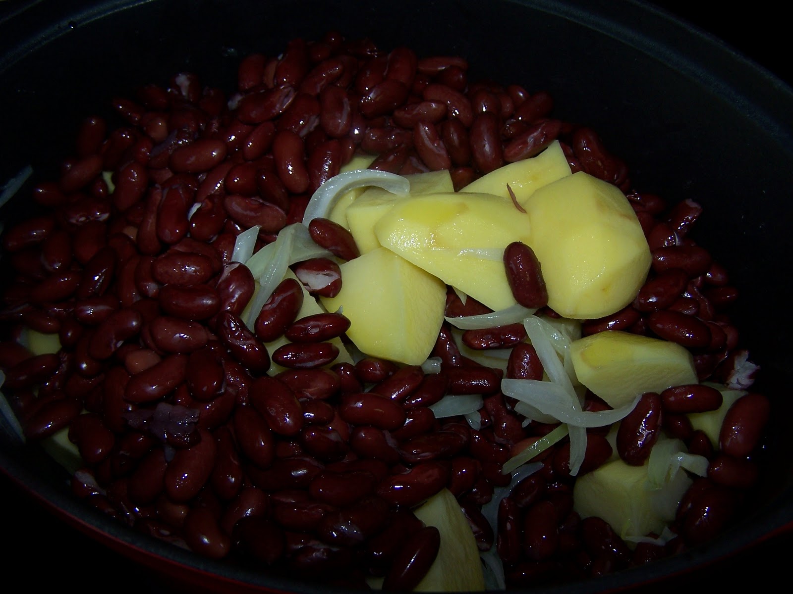 Haricots rouges et pommes de terre au Paprika