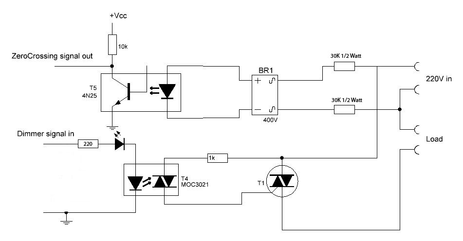 Kreatif Elektronika Rangkaian Ac Phase Control Dimmer Lamp
