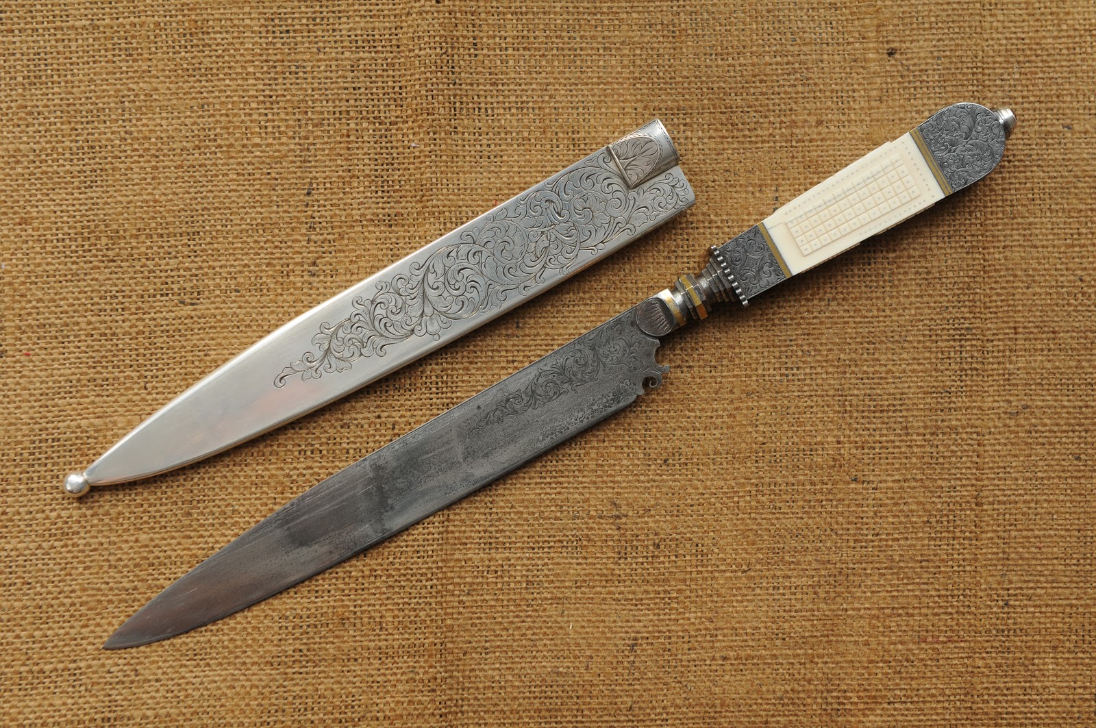 Judson Brennan: Alaskan Longrifle Artisan: Sam Bell Knife by Jud Brennan