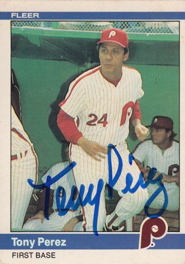 Daily Autograph: Tony Perez