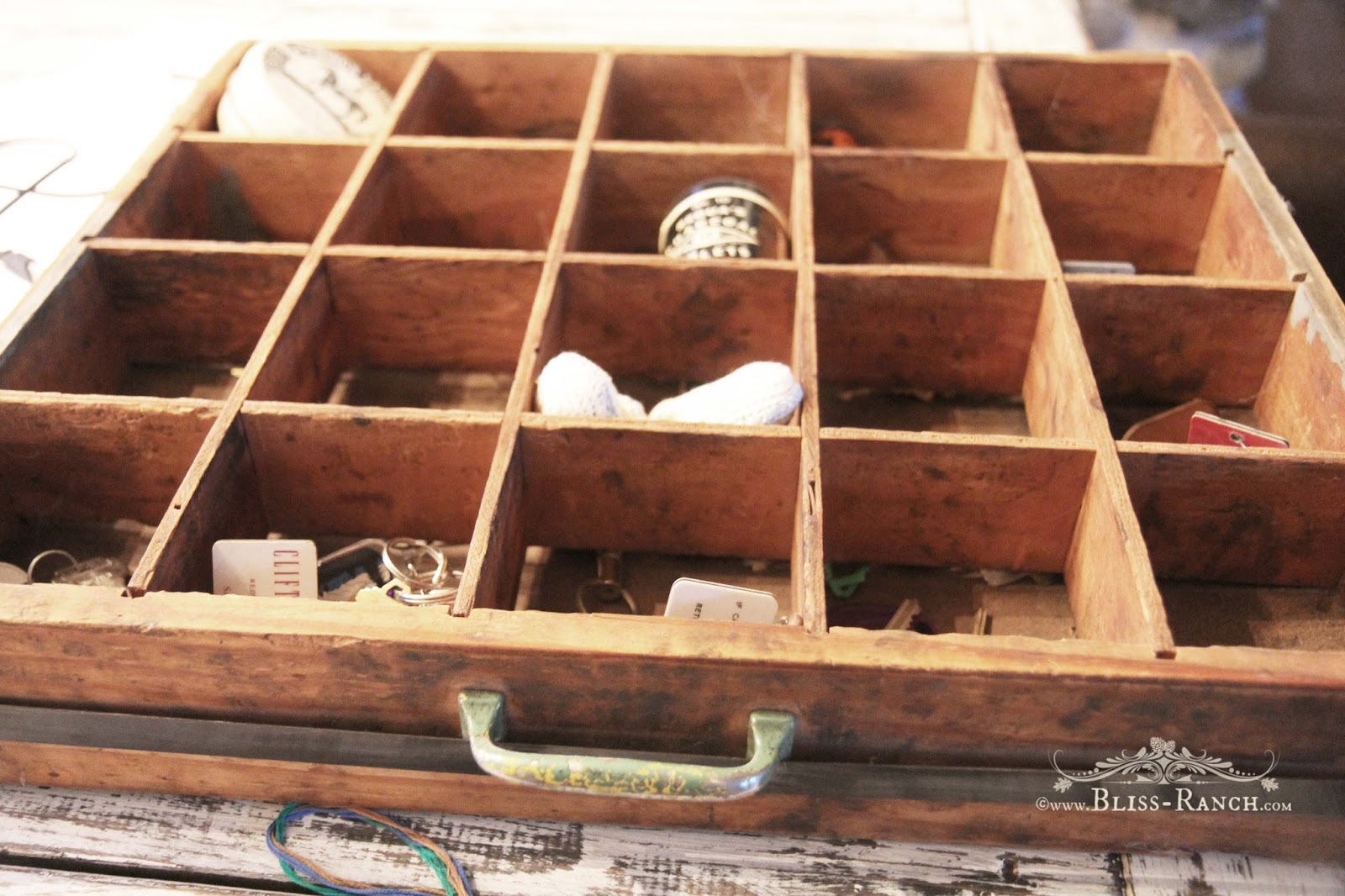 Bliss Ranch: Divided Drawer Key Holder
