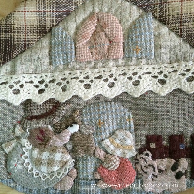 sew with heart: house pouch