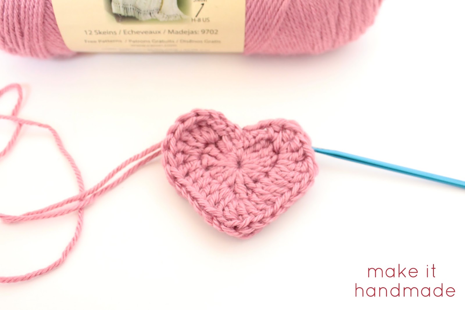 Make It Handmade: Crochet Heart Magnets