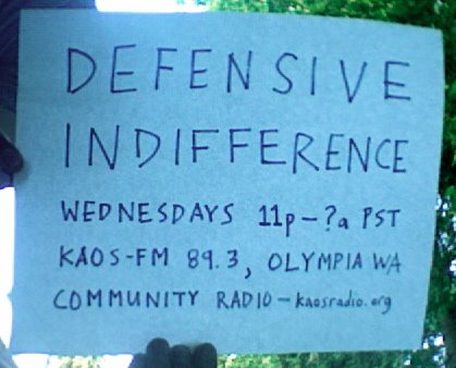 defensive indifference - archives