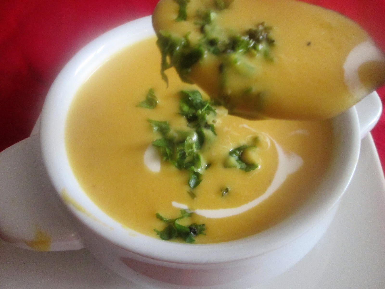 COCINA CHILENA E INTERNACIONAL NORMA: CREMA DE ZAPALLO (PUMPKIN POTAGE)