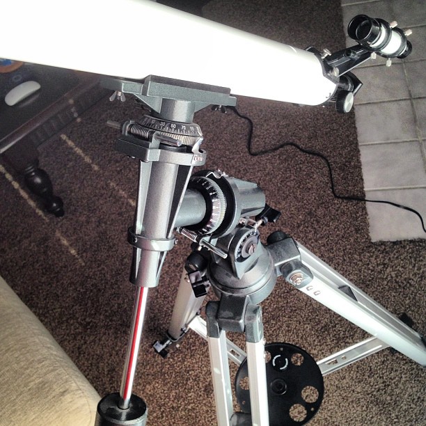 First Light with my Used Meade 285 60mm (2.4") Refracting Telescope ...