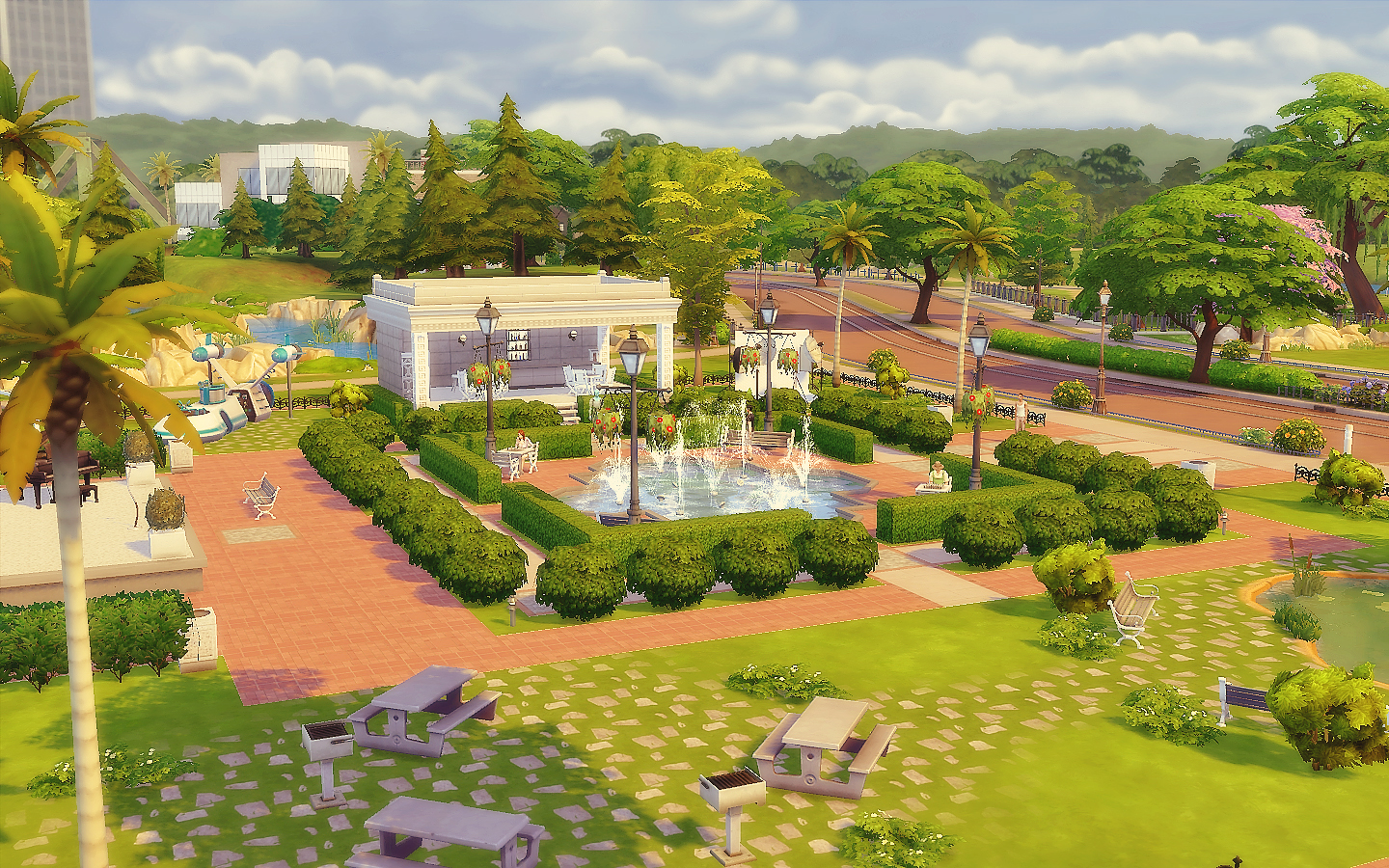 Newcrest Park - The Sims 4 - Via Sims