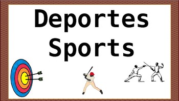 For Spanish Teachers : DEPORTES (POWER POINT)