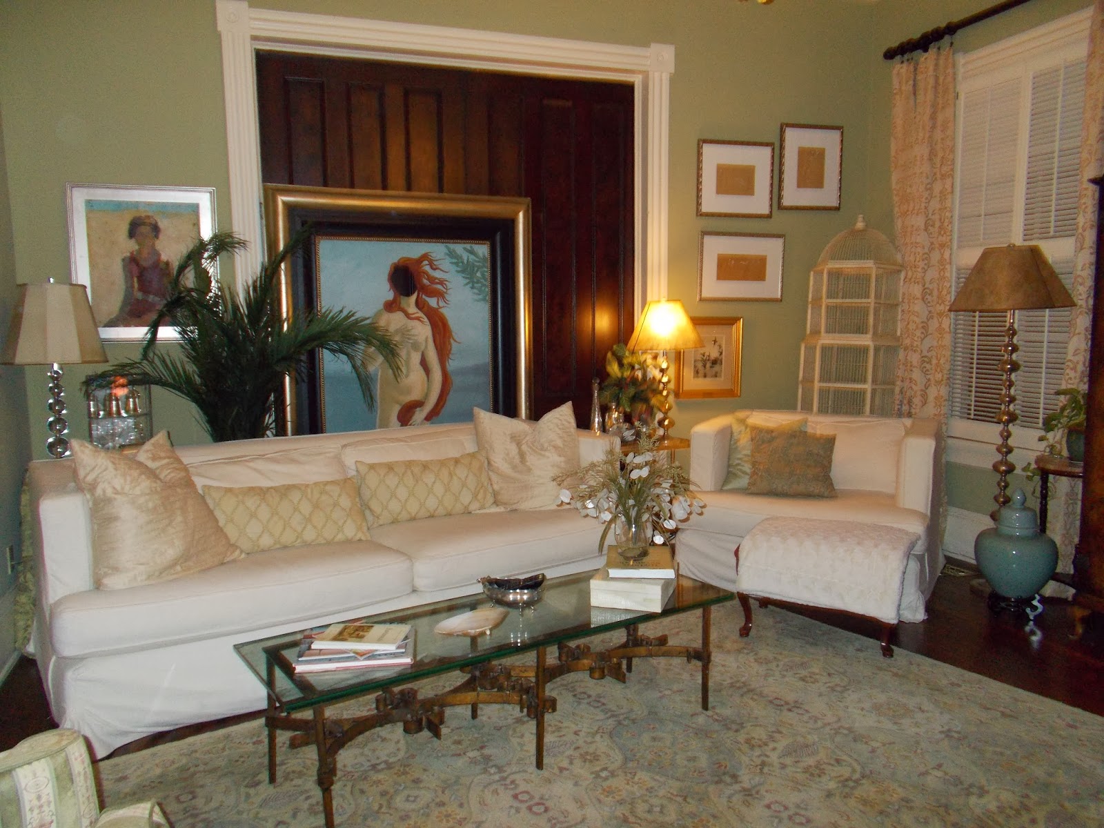 Ohio Farm Girl: Our Savannah living room!