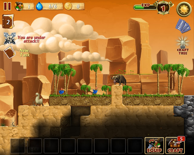 The Best Games Ever: Craft the World - Level 3 Desert Planet Screenshot