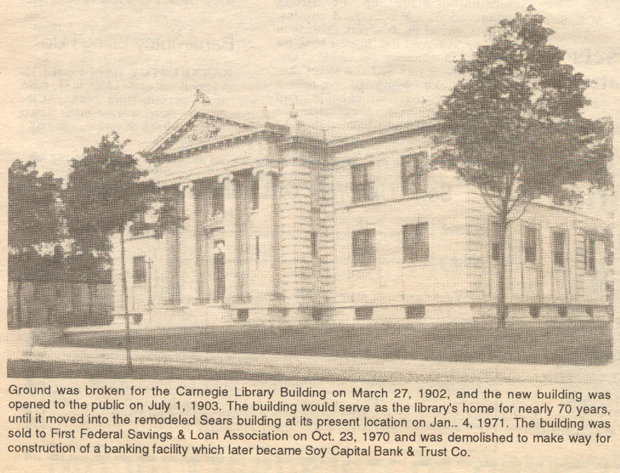 Library Buildings Thru the Years