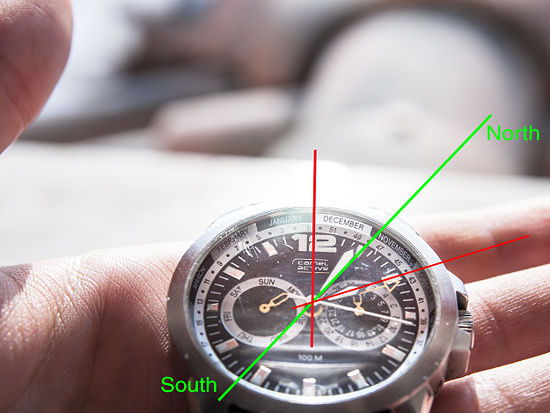 Sean Linnane: HOW TO USE AN ANALOG WATCH AS A COMPASS