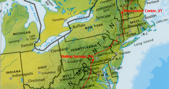 Sendero de los Apalaches. Glup 2.0