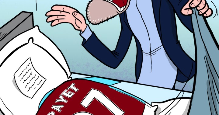 Omar Momani cartoons: Payet leaves West Ham training