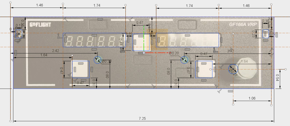 Project 1 - GoFlight Radio Panel box (part 1)