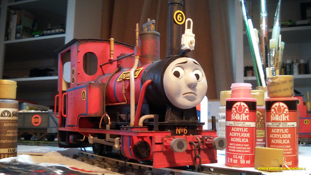 SodorModelRailroading: Scratch-Building Duncan | 16mm Scale