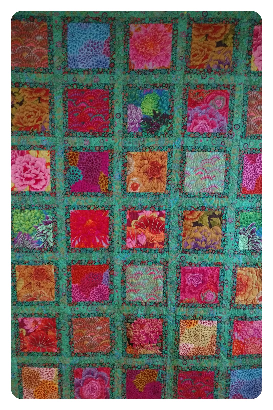 Quilting at the Cro's Nest: February finish...