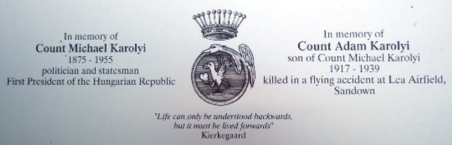 God's Acre: Count Adam Karolyi 1917 – 1939