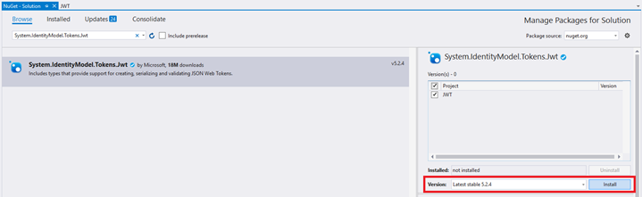 Discuss Technical Concepts Securing Web Api Using Jwt In C Tutorial