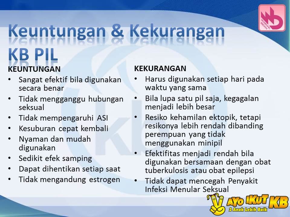 LEMBAR BALIK KELUARGA BERENCANA (KB)