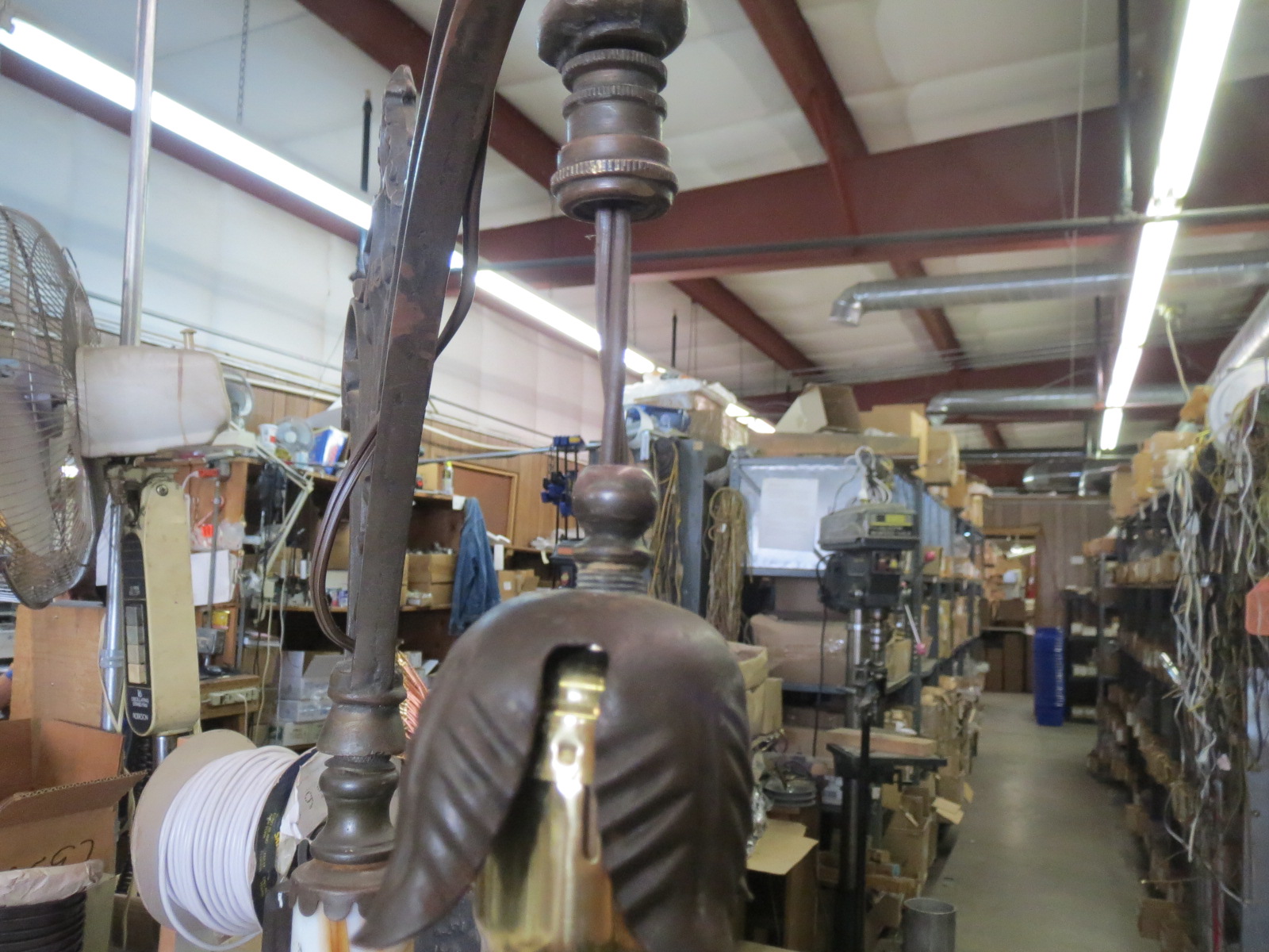 Lamp Parts and Repair | Lamp Doctor: Floor Lamp With Broken Swivel Repair