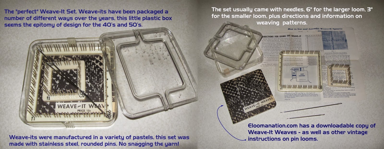 Pin Loom Weaving: Pin loom info