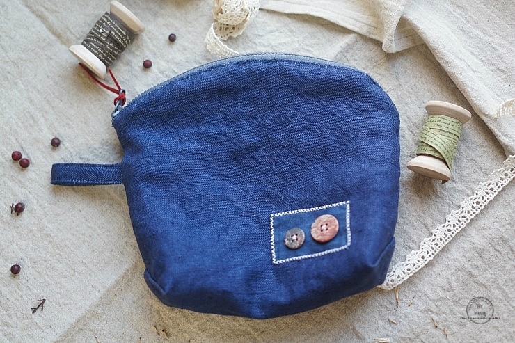 Denim Makeup Bag Tutorial