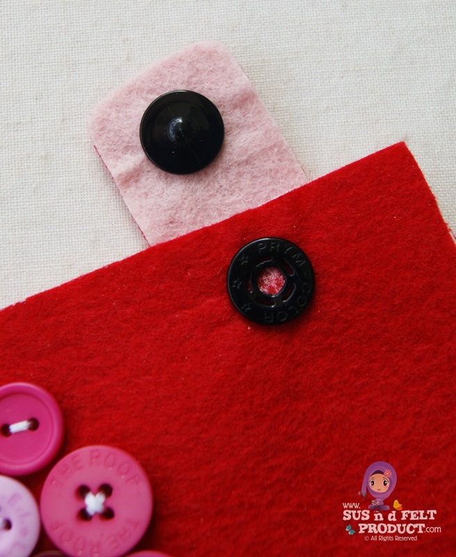 SUS n d FELT PRODUCT: TUTORIAL MEMASANG SNAP BUTTON