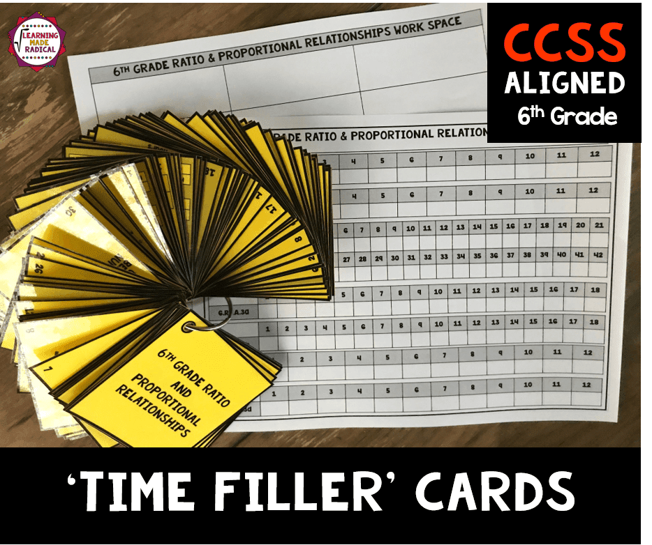 * 'Time Filler' Card Details * | Learning Made Radical