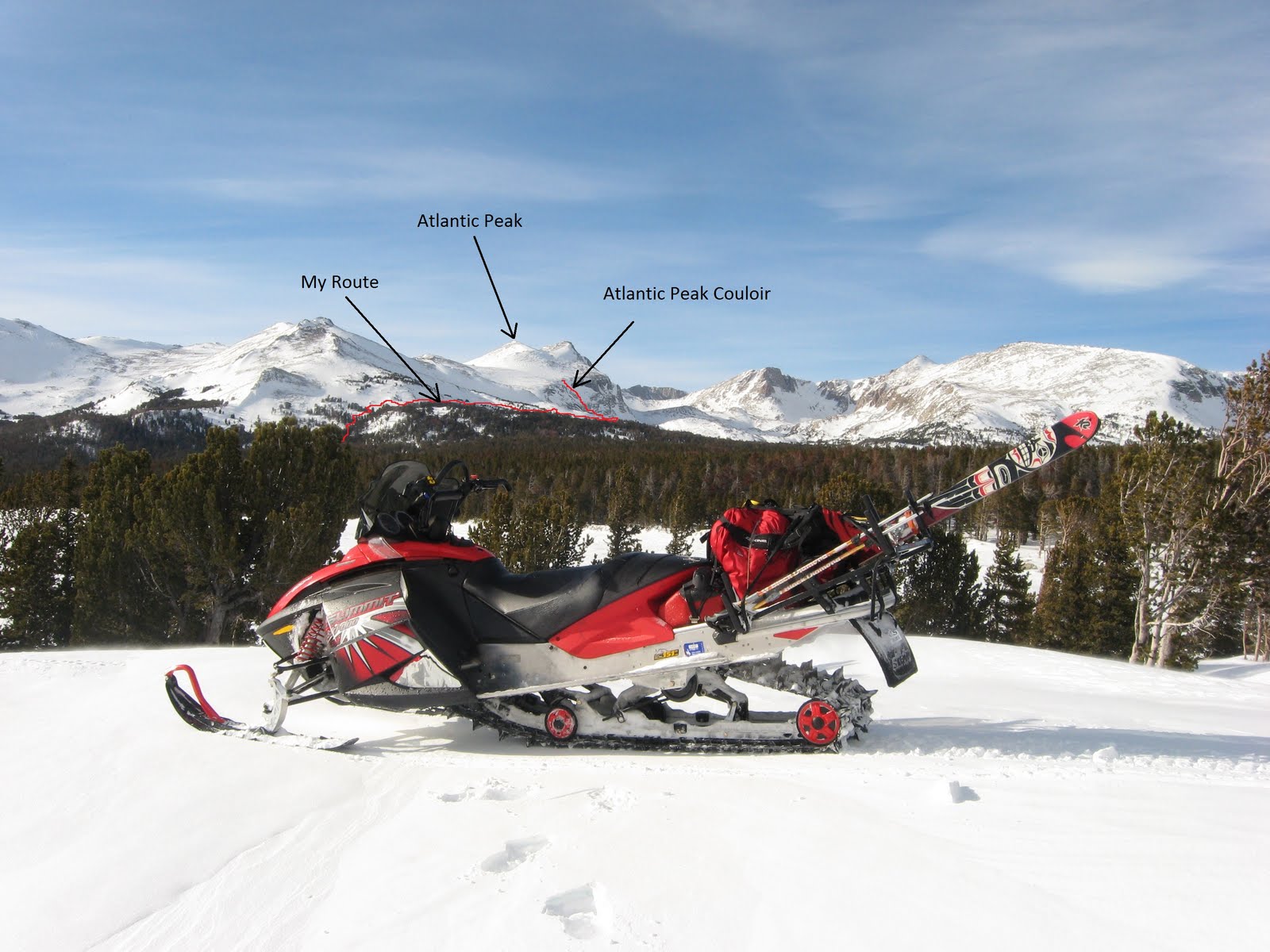 Southern Wind River Winter Adventures: Atlantic Peak Couloir