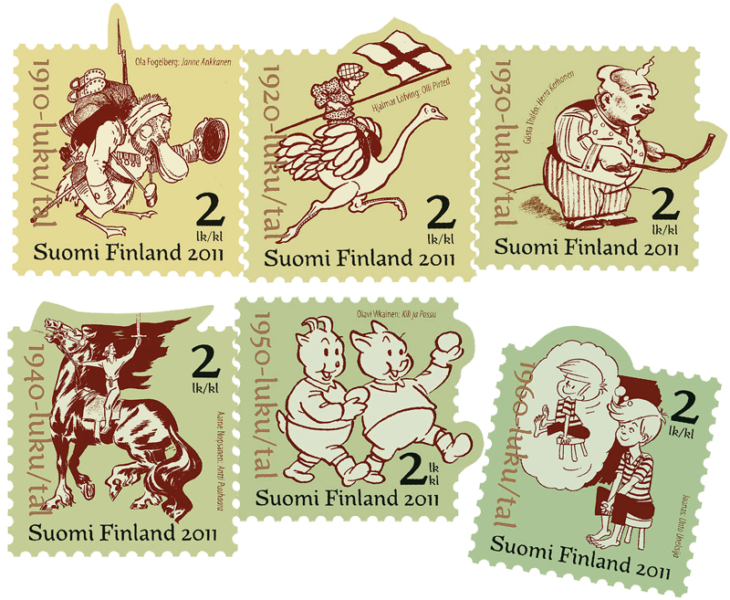 CartoonPhilately: 100 Years of Finnish comics