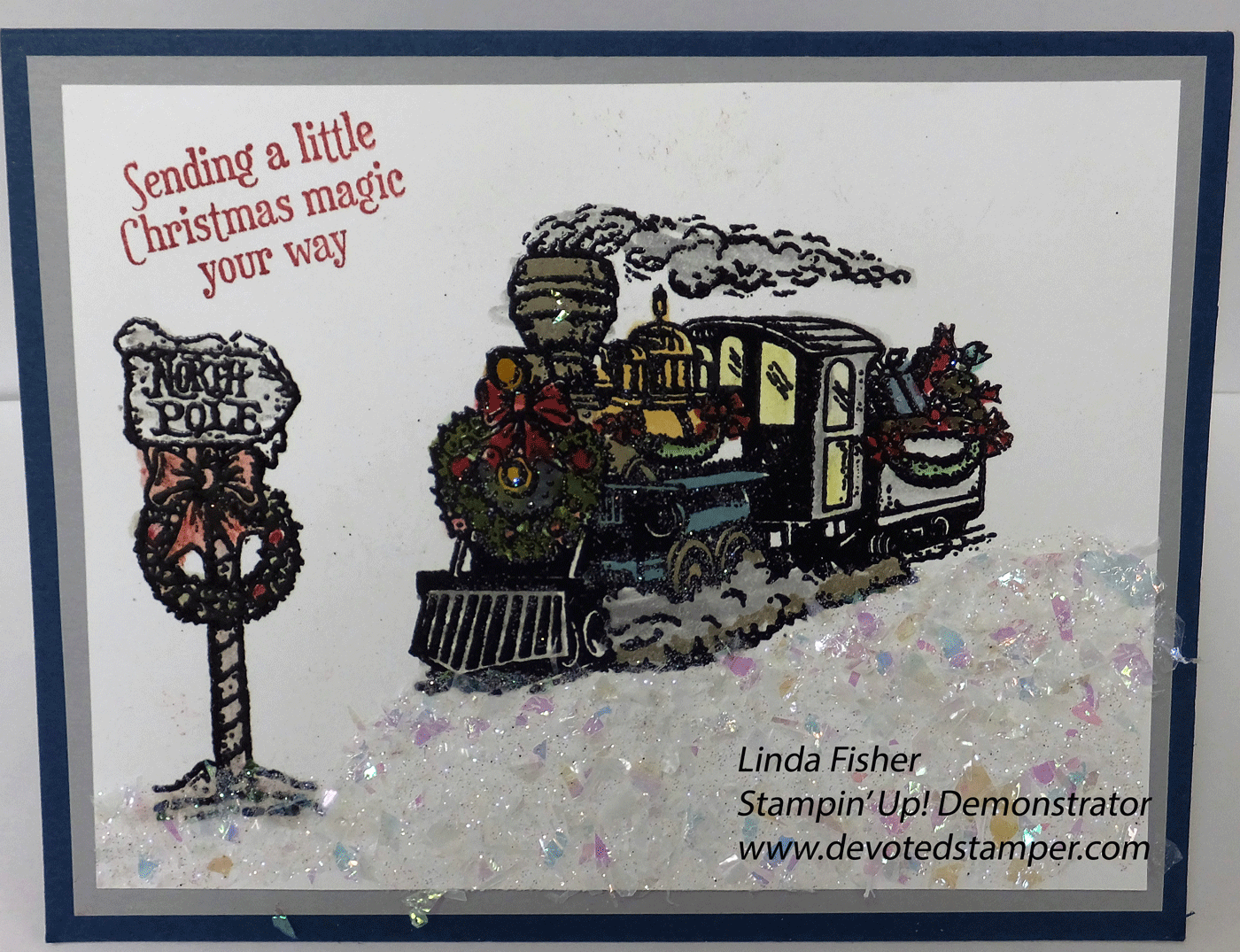 Devoted Stamper: Christmas Magic Train
