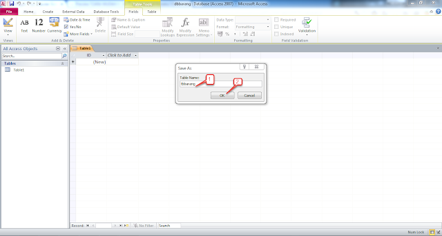 CARA MUDAH MEMBUAT DATABASE DI MS. ACCESS | Tips Seputar Sistem Informasi