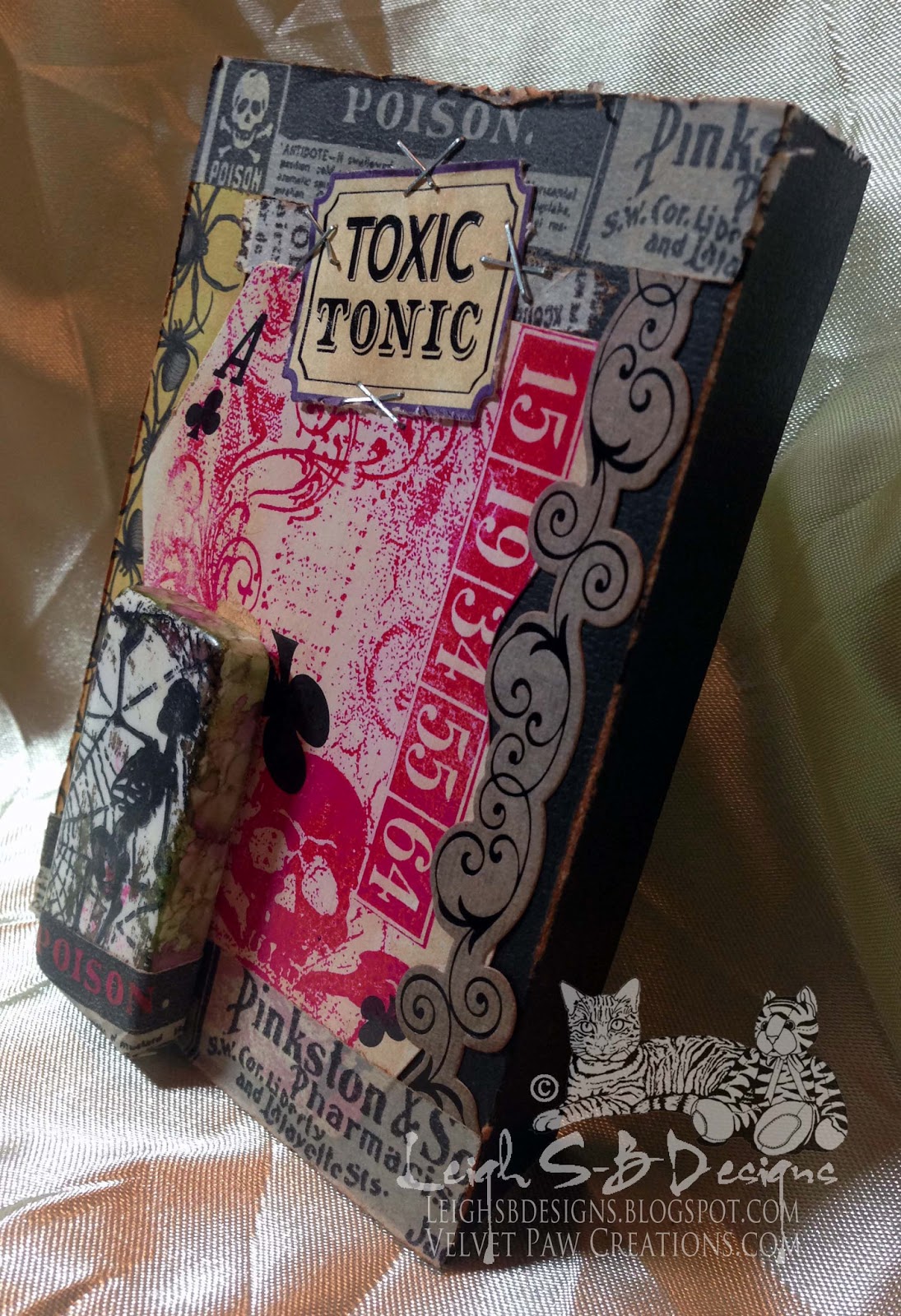 LeighSBDesigns: DominoART Challenge #3 'Toxic Tonic' Half-O-Ween ...