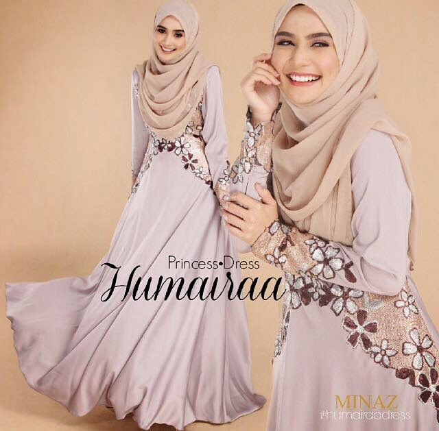 Baju Raya Cantik dari Minaz - Violet