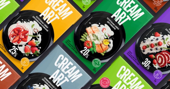 Cream Art on Packaging of the World - Creative Package Design Gallery
