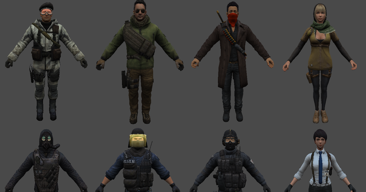 Counter Strike Character Skin: CSO2 CHARACTER FOR CS 1.6