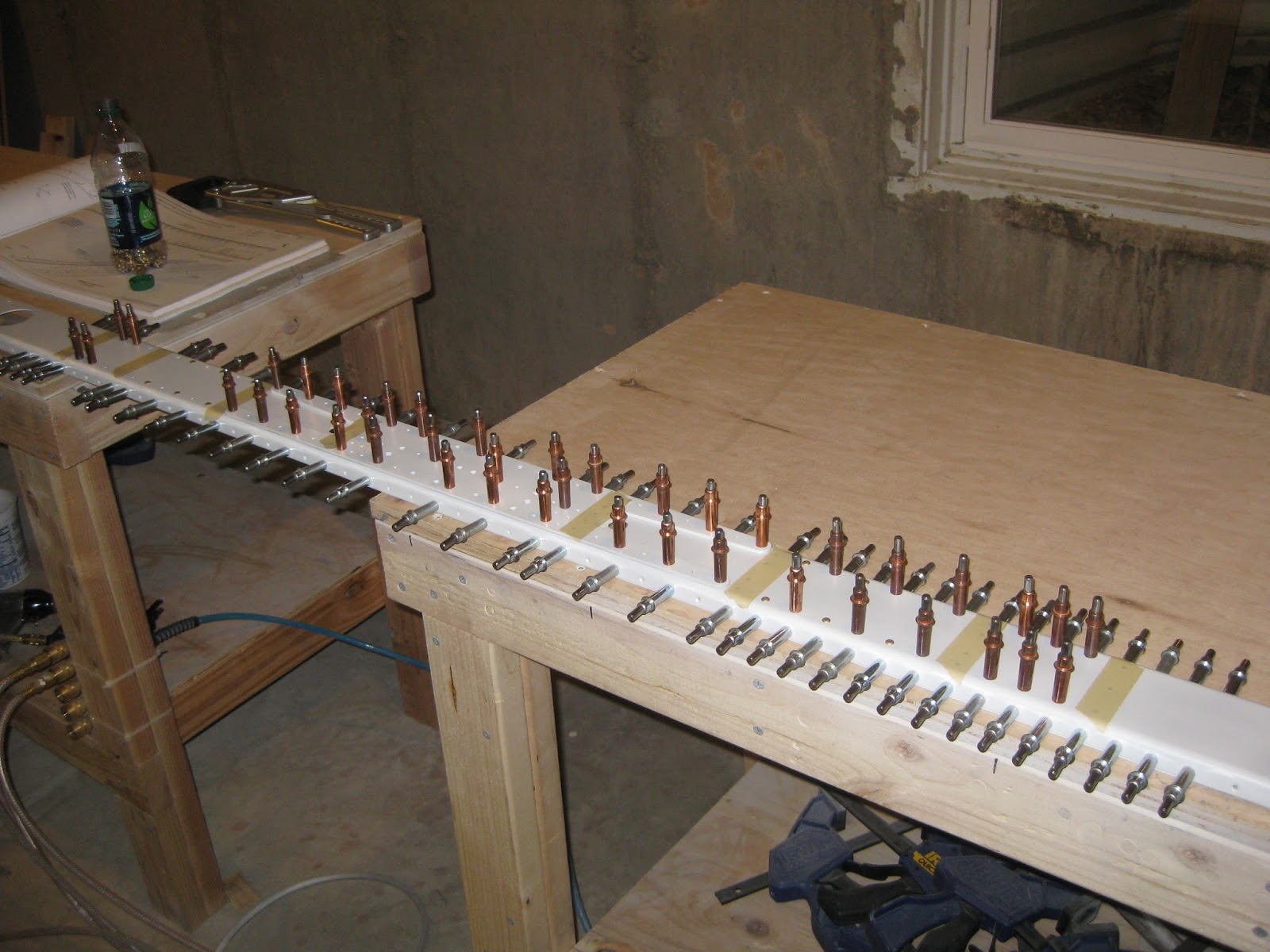 E's Van's RV-14A: Empennage: Horizontal stabilizer. Spar doublers and ...