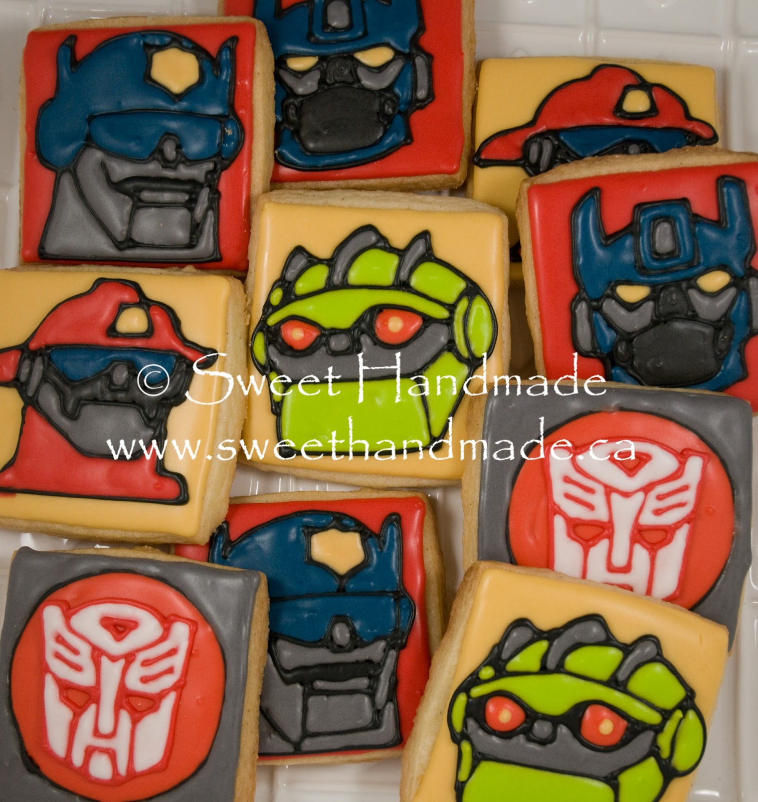 Sweet Handmade Cookies: Rescue Bot Cookies