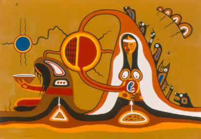 Indigenous Jesus: Nativity by Jackson Beardy