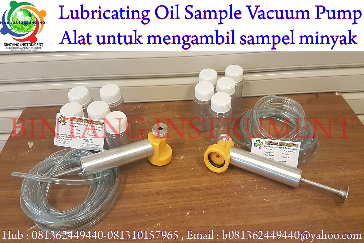 BINTANG INSTRUMENT : 081362449440 Jual Lubricating Oil Sample Vacuum ...