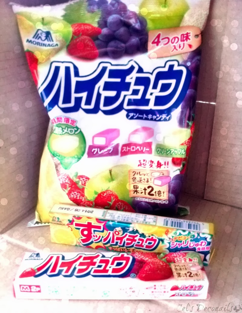 Trick or treat, nails and candy for Halloween