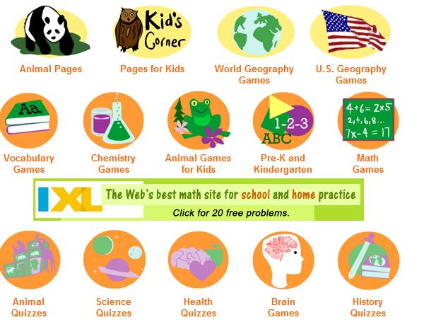 Clever Homeschoolers: Website: Sheppard Software