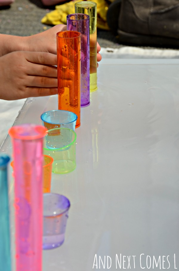 Water Fine Motor Activity for Kids Using Colorful Cups | And Next Comes ...