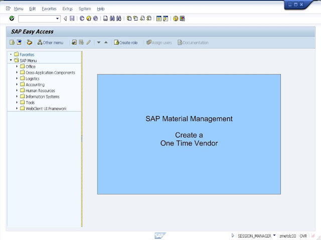 青蛙SAP分享 Froggy's SAP sharing: Material Management - Create a One Time ...