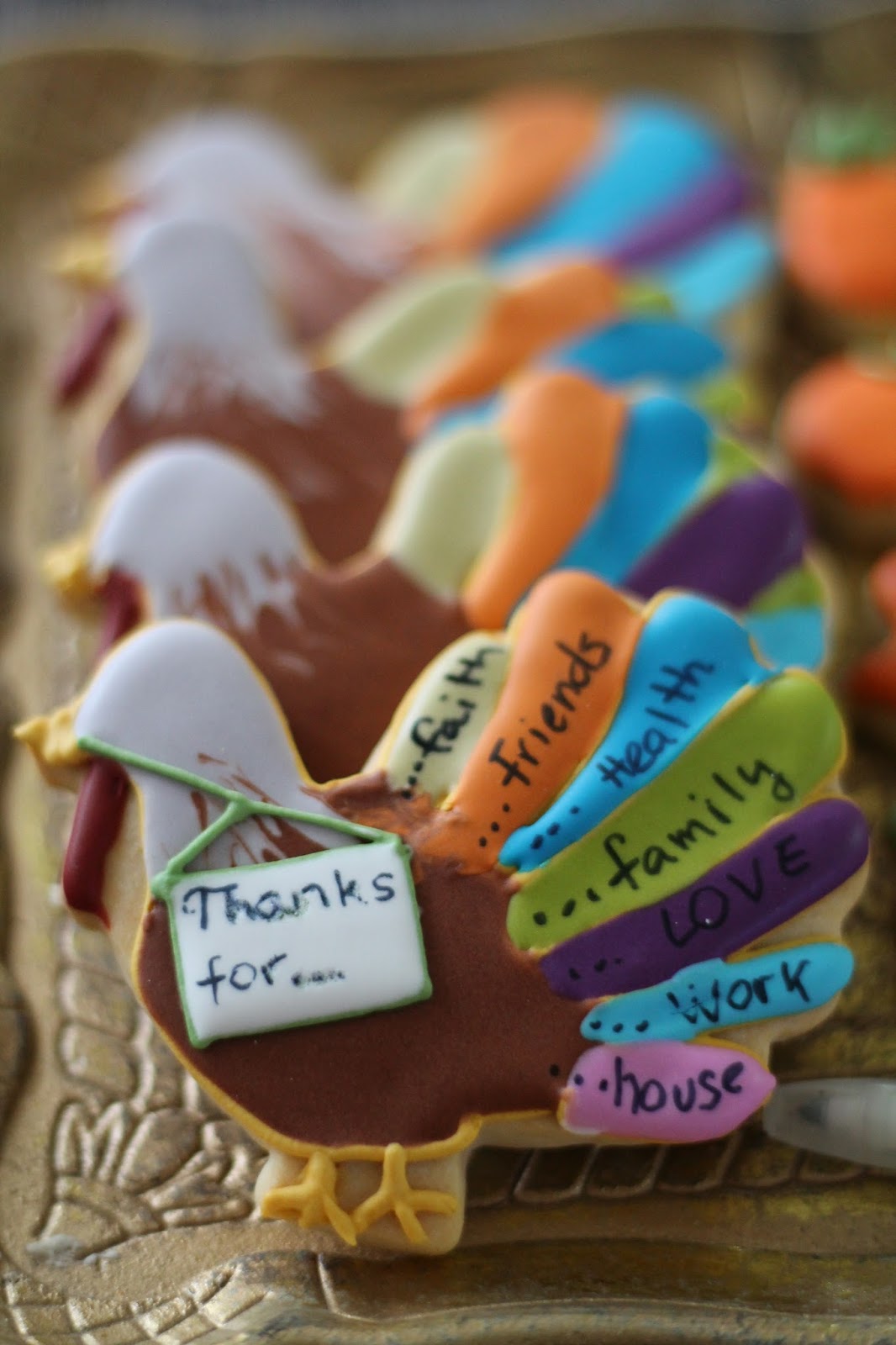 What you are thankful for? Thanksgiving decorated cookies ideas — The ...