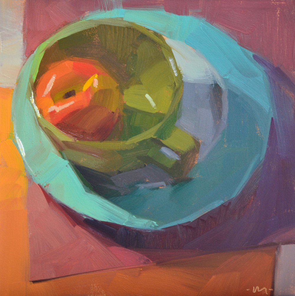 Carol Marine's Painting a Day: Overlapping